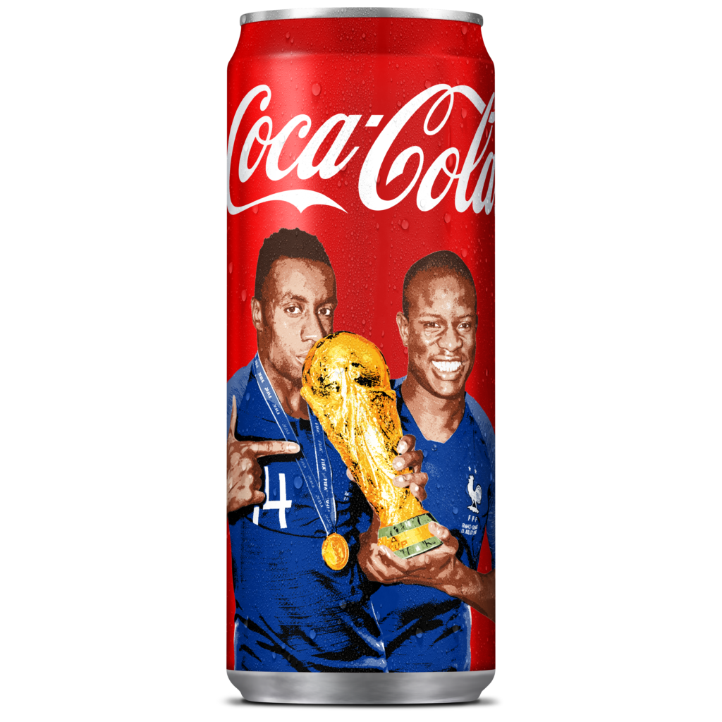 Coca-Cola lance une édition limitée à l'effigie des champions du monde ...